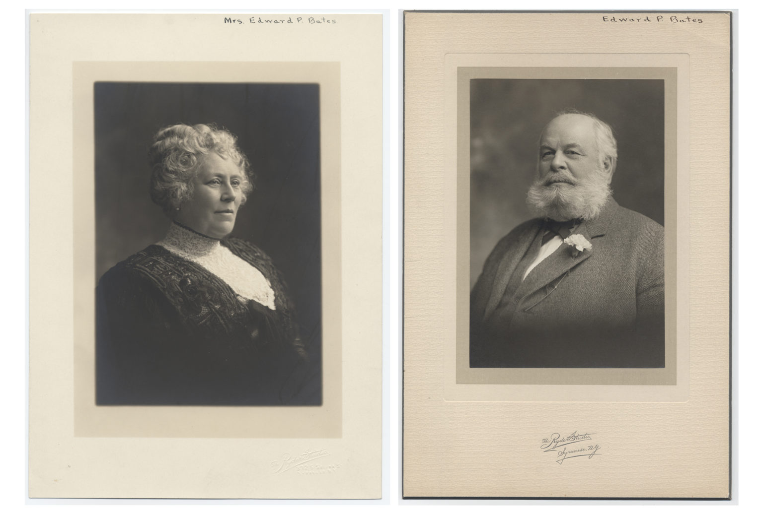 Caroline and Edward Bates | Longyear Museum