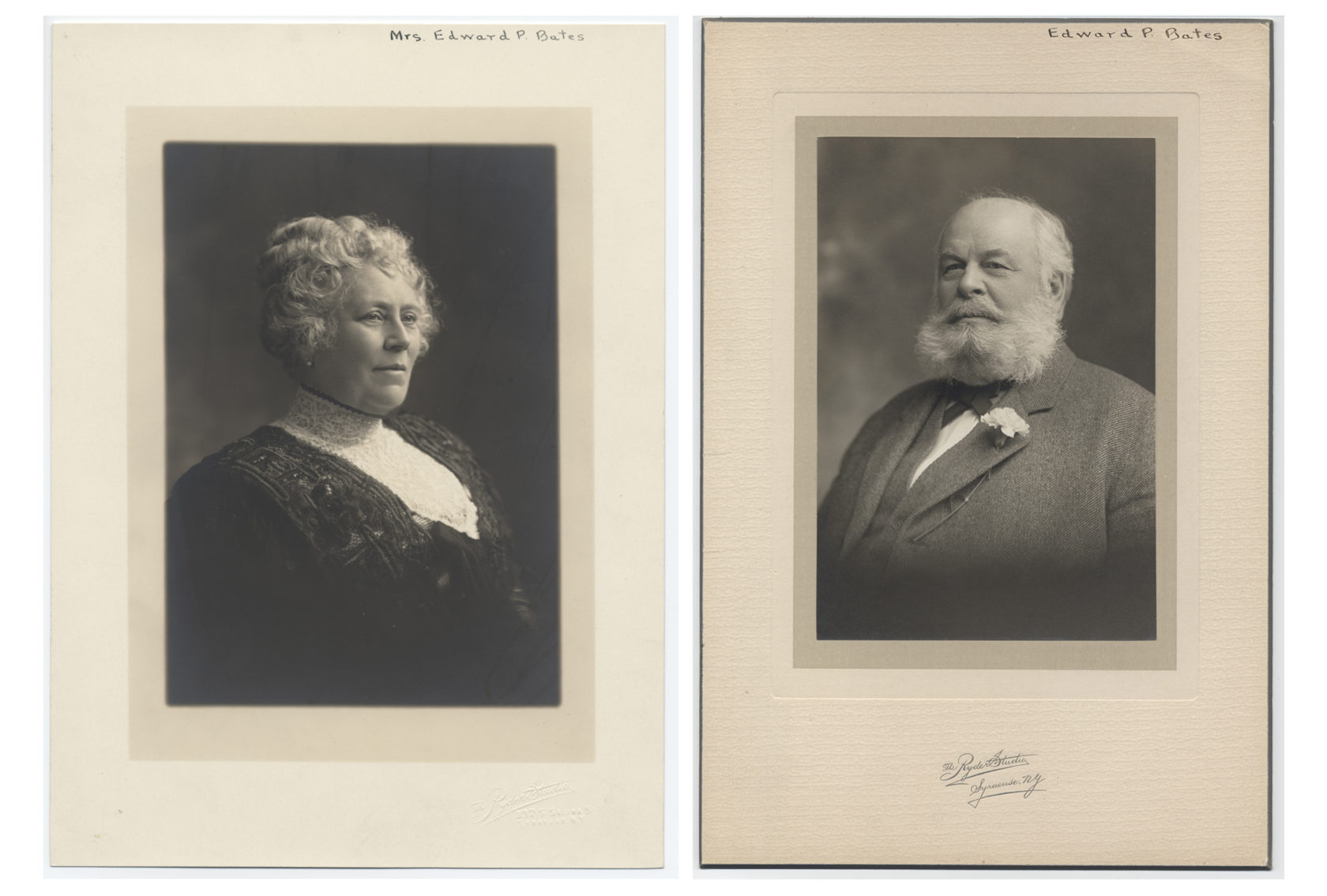 Caroline and Edward Bates | Longyear Museum