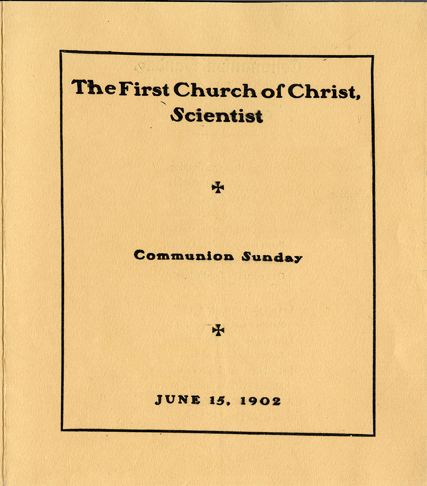 Communion and the Communion Season — Longyear Museum