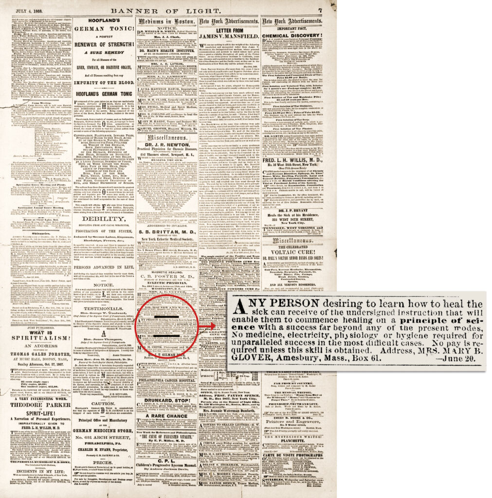 Mary Baker Eddy—The Amesbury Years — Longyear Museum