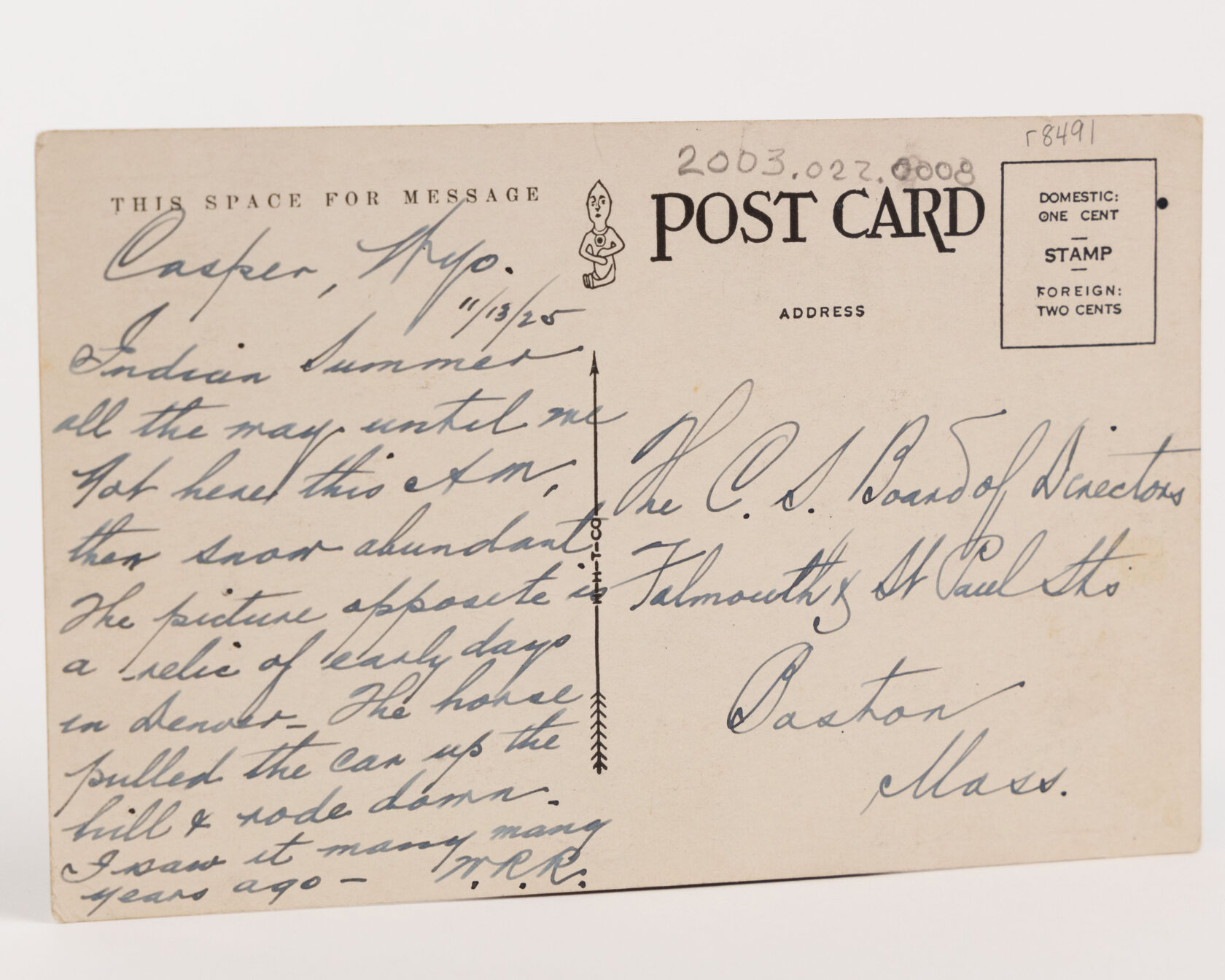 An Enigmatic Postcard of Old-Time Denver — Longyear Museum